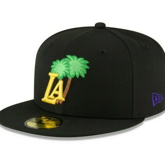 New Era | Accessories | New Era Los Angeles Lakers Palm Tree Fitted Hat ...